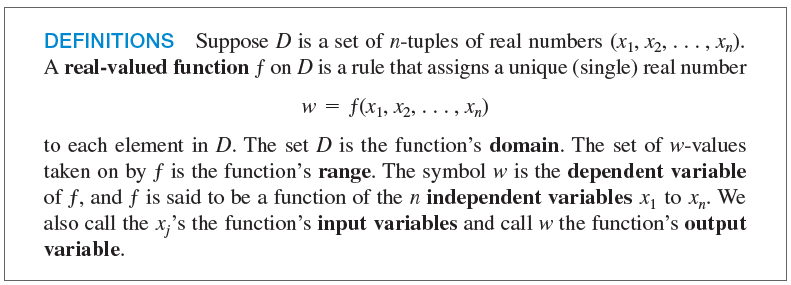 Chapter 12 Derivatives for Multivariable Functions