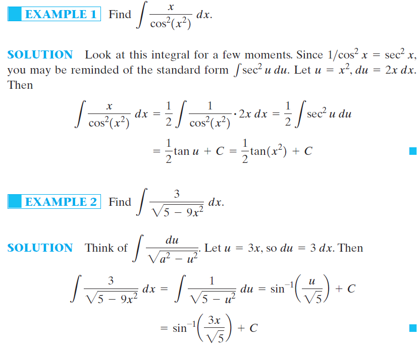 Chapter 7 Techniques of Integration and Differential Equations