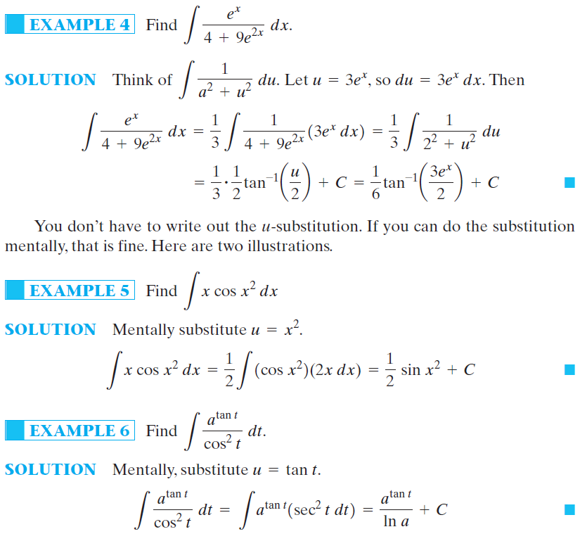 Chapter 7 Techniques of Integration and Differential Equations
