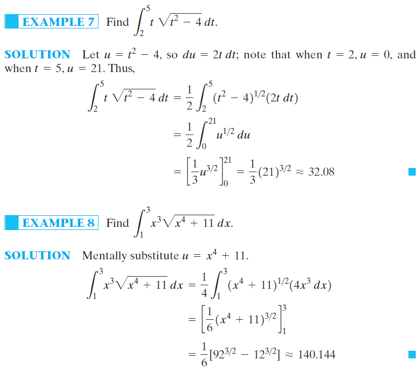 Chapter 7 Techniques of Integration and Differential Equations